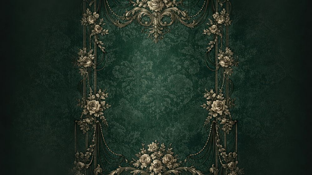 Victorian Floral Border Design Wallpaper Mobile Images | Free Photos ...
