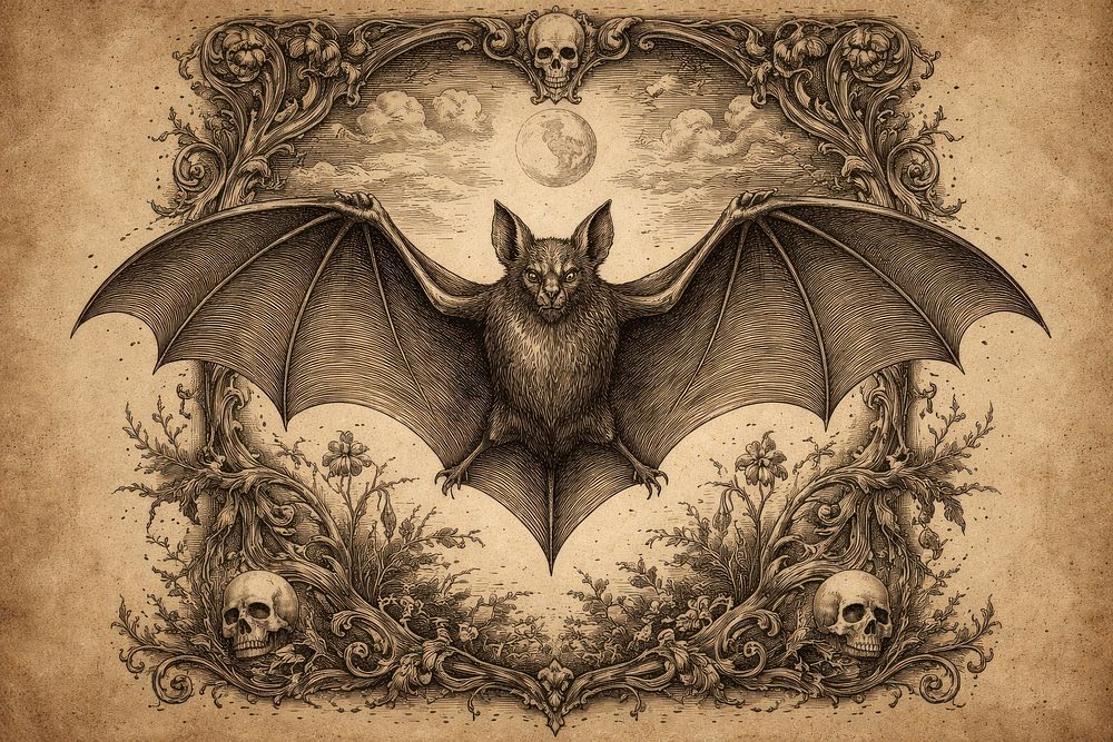 Vintage+horror+wallpaper Art Images | Free Photos, PNG Stickers ...