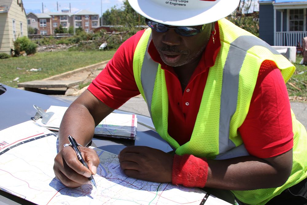 USACE, Reviewing neighborhood map | Free Photo - rawpixel