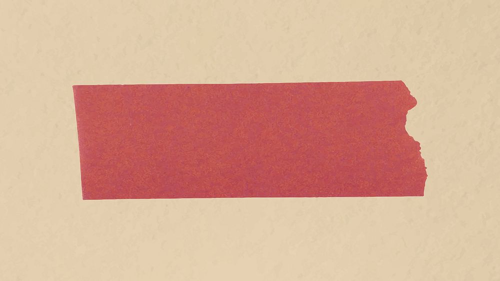 Red washi tape clipart, digital | Premium Vector - rawpixel