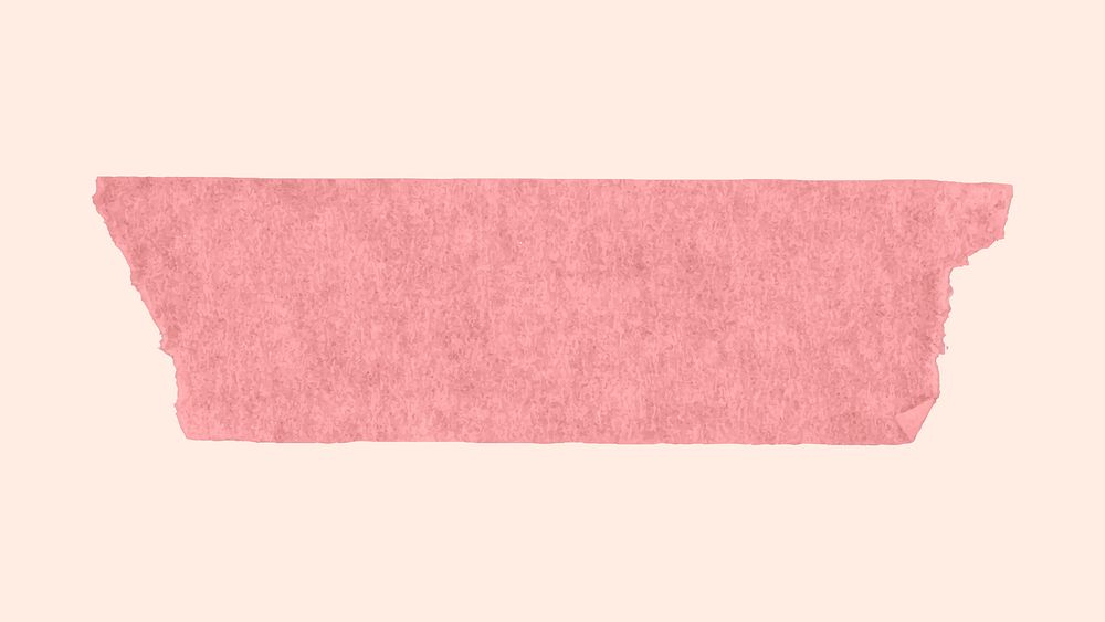 Cute washi tape sticker, pink | Premium Vector - rawpixel