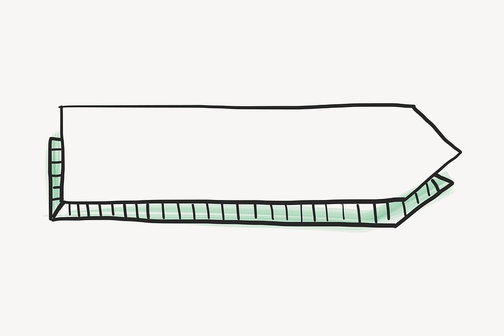 Banner clipart, collage element vector | Free Vector - rawpixel