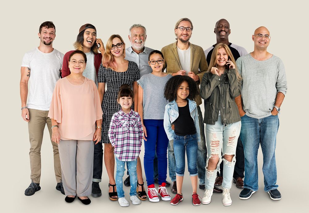 Diversity of People Generations Set | Premium Photo - rawpixel