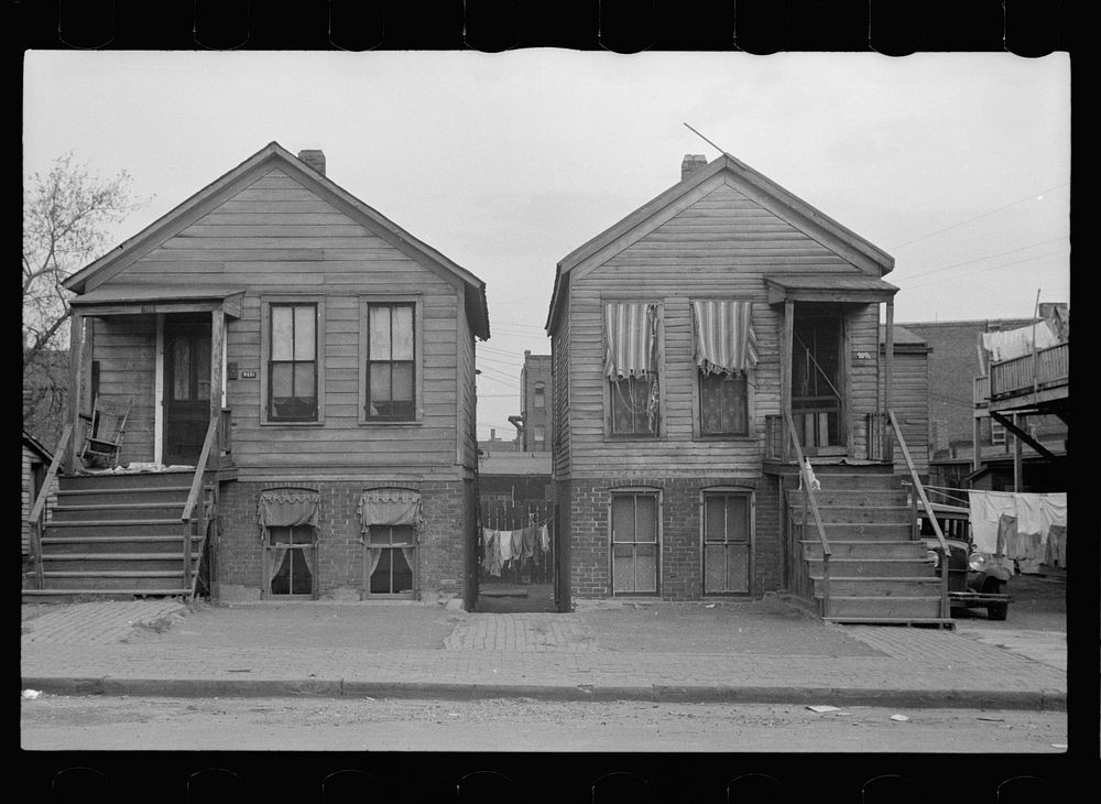 Slum houses, Omaha, Nebraska. Sourced | Free Photo - rawpixel