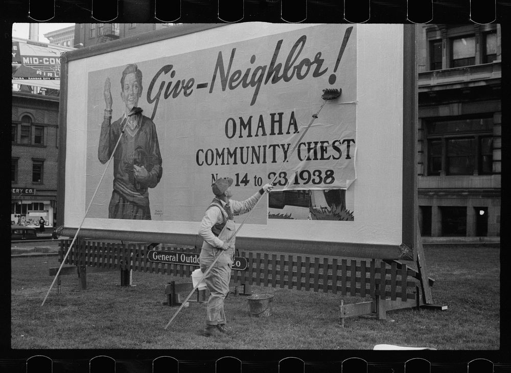 Billboard courthouse lawn, Omaha, Nebraska. | Free Photo - rawpixel