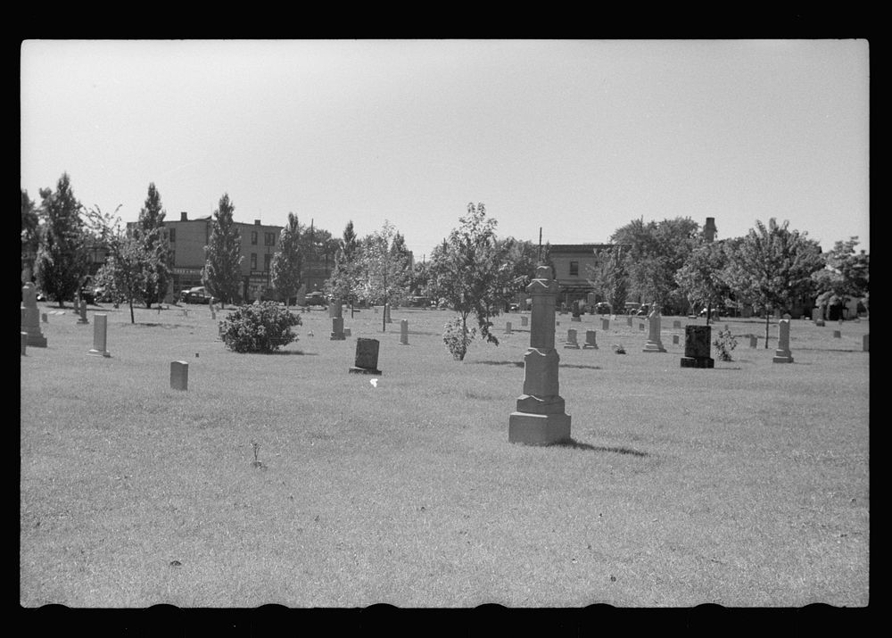 City graveyard, Minneapolis, Minnesota. Sourced | Free Photo - rawpixel