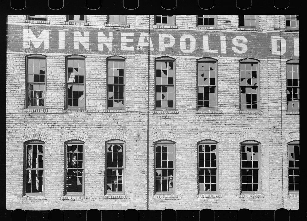 Abandoned factory, Minneapolis, Minnesota. Sourced | Free Photo - rawpixel