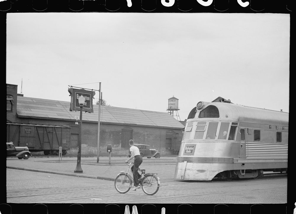 Streamlined train, La Crosse, Wisconsin. | Free Photo - rawpixel