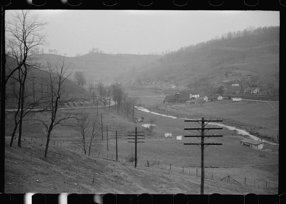 Farms along creek, Mineral County, | Free Photo - rawpixel