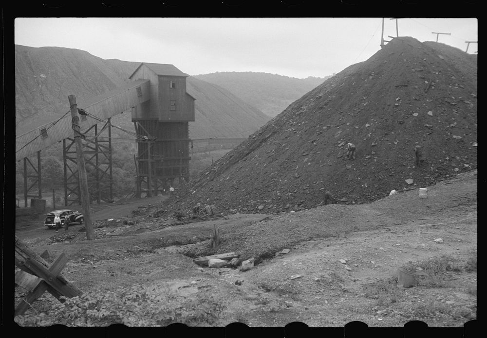 Slag heaps Nanty Glo, Pennsylvania. | Free Photo - rawpixel