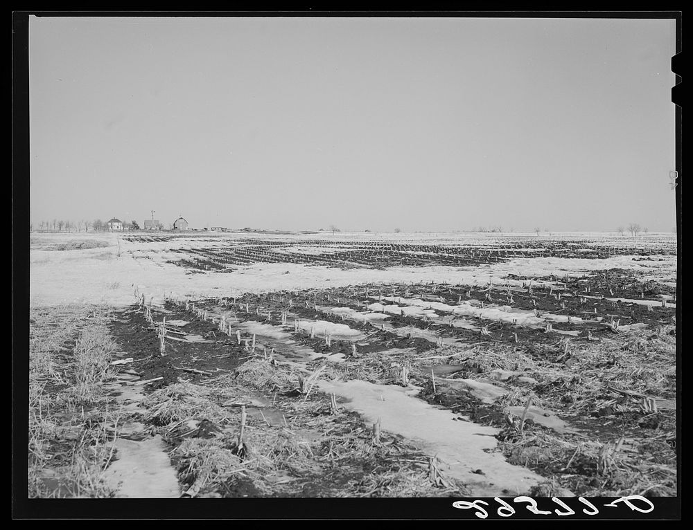 Melting snow. Hayes County, Nebraska | Free Photo - rawpixel