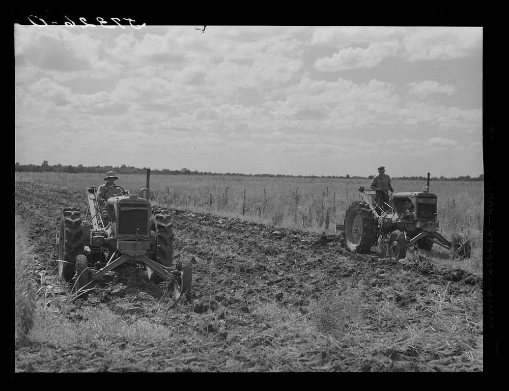 Discing land Terrebonne Project. Schriever, | Free Photo - rawpixel