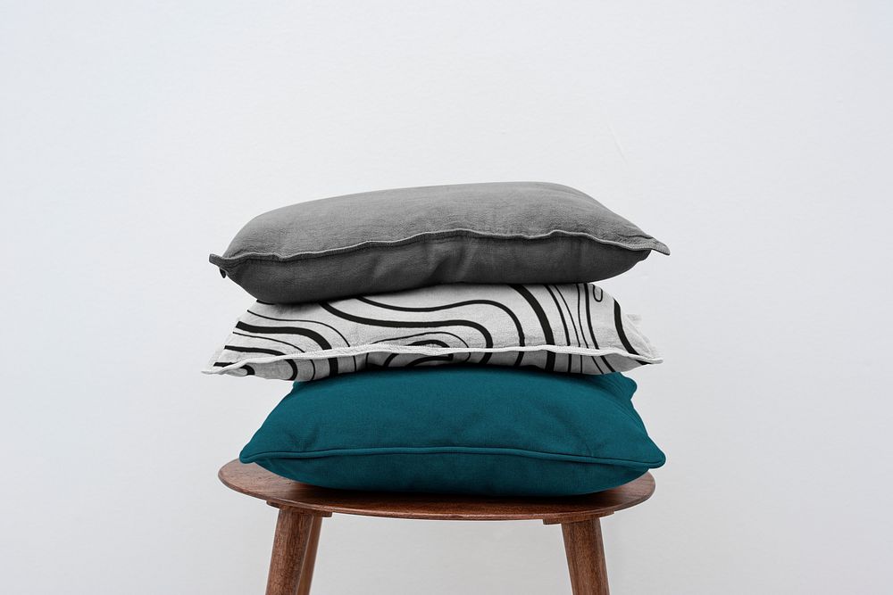 Minimal linen cushion covers chair | Premium Photo - rawpixel