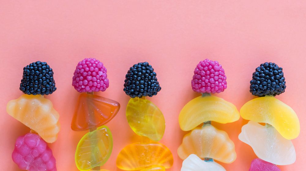 Jelly desktop wallpaper, sweet candy | Free Photo - rawpixel