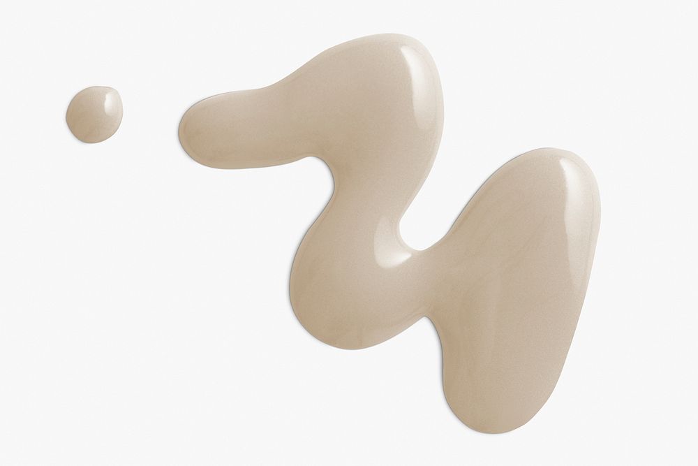 White paint drop psd design | Premium PSD - rawpixel