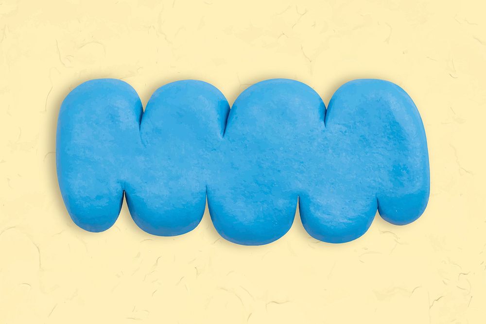 Abstract shape clay craft vector | Free Vector - rawpixel