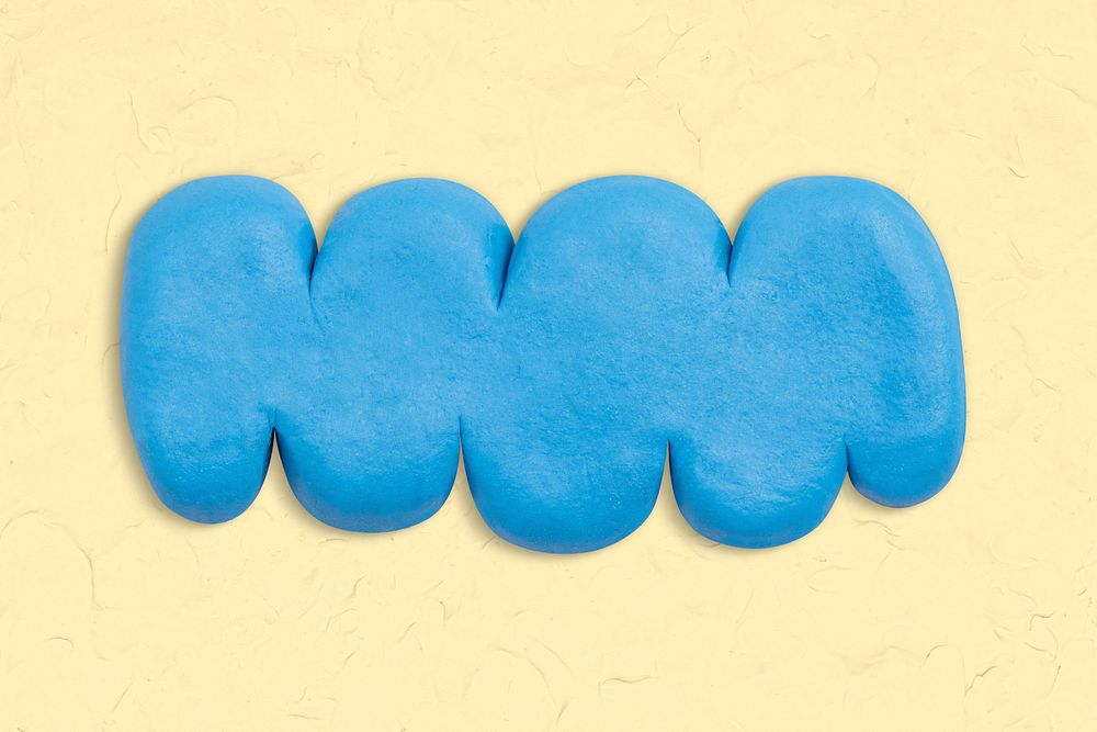 Abstract shape clay craft psd | Free PSD - rawpixel