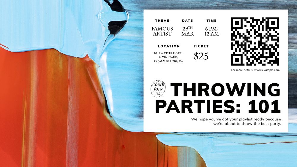 Abstract template vector, event ad | Premium Vector Template - rawpixel