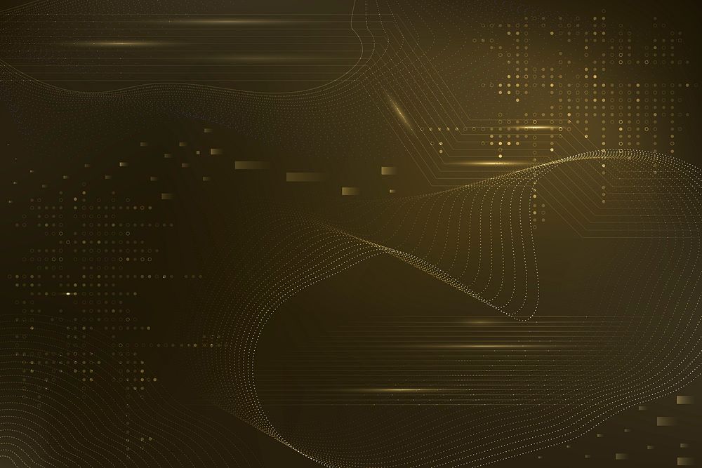 Brown futuristic waves background psd | Premium PSD - rawpixel