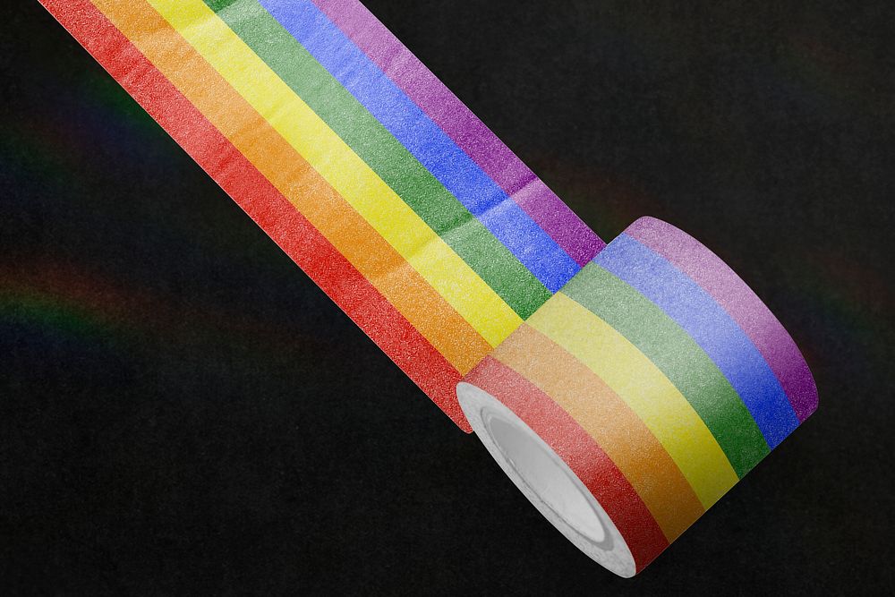 Washi tape in rainbow for arts | Free Photo - rawpixel