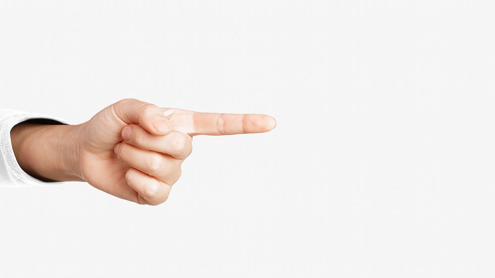 Hand pointing virtual screen design | Premium Photo - rawpixel