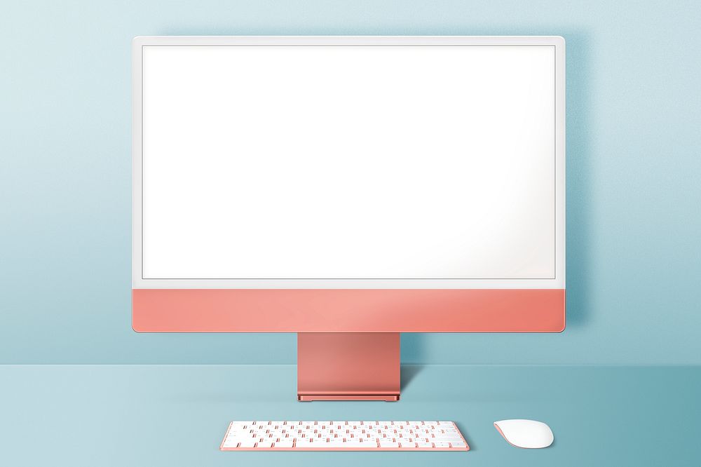 Orange pastel computer desktop screen | Free Photo - rawpixel