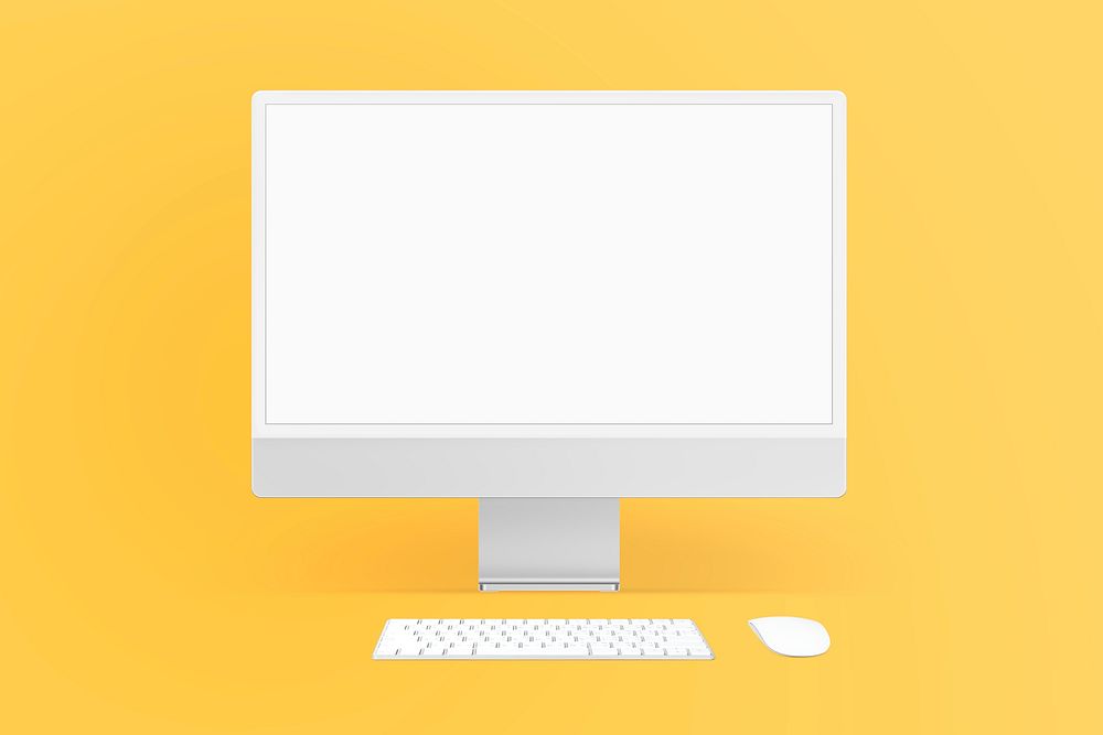Blank desktop computer screen | Free Photo - rawpixel