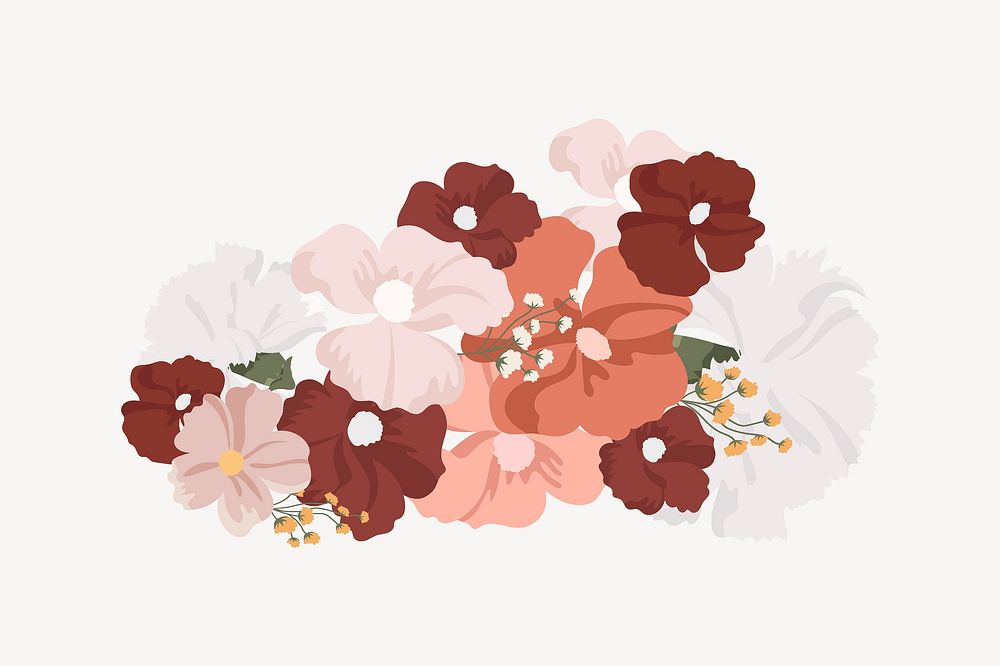 Flower decoration, wedding centerpiece vector | Premium Vector ...