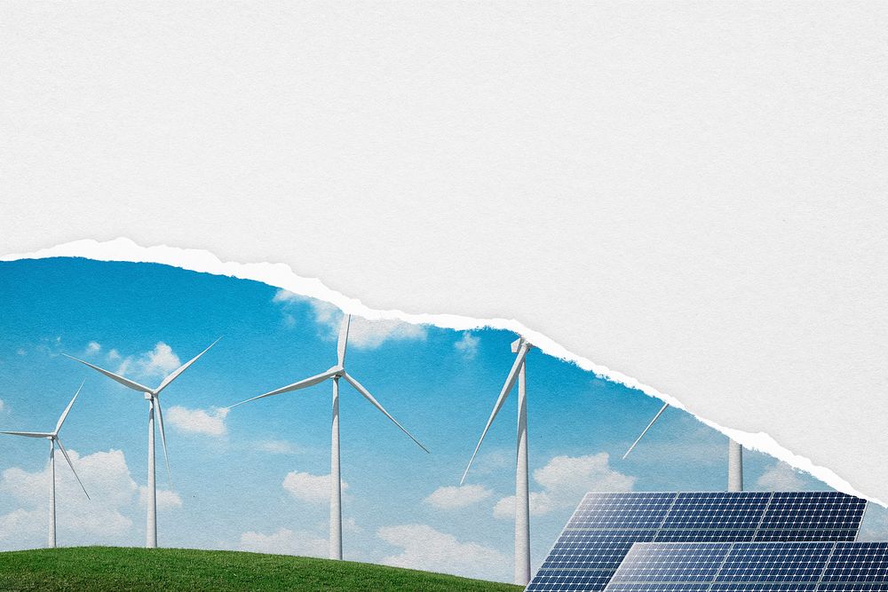 Renewable energy ripped paper, sustainable | Free Photo - rawpixel