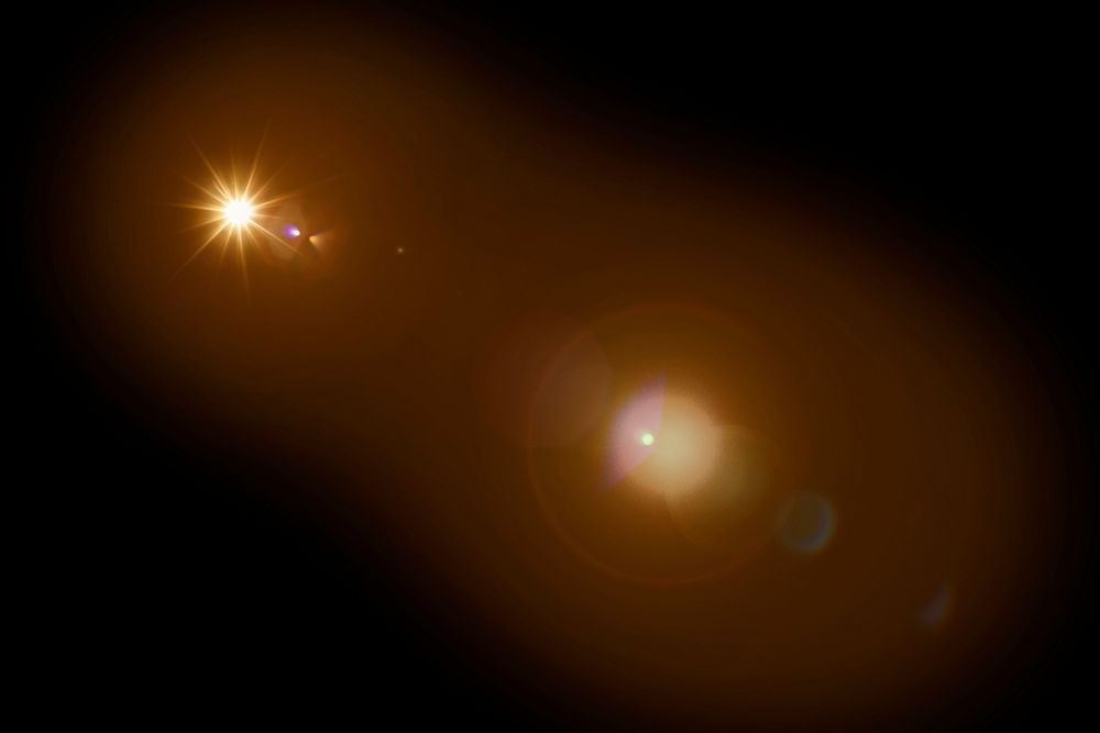 Lens flare lights sticker, realistic | Premium PSD - rawpixel