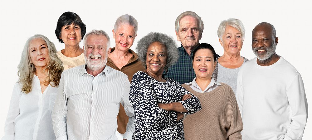 Happy retirement, senior people isolated | Premium Photo - rawpixel