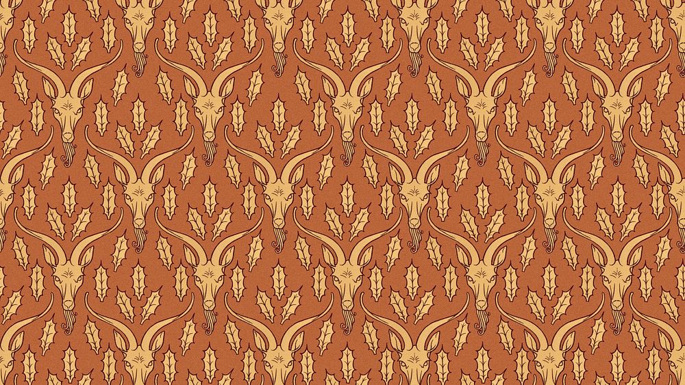 Brown goat pattern HD wallpaper, | Premium Photo Illustration - rawpixel