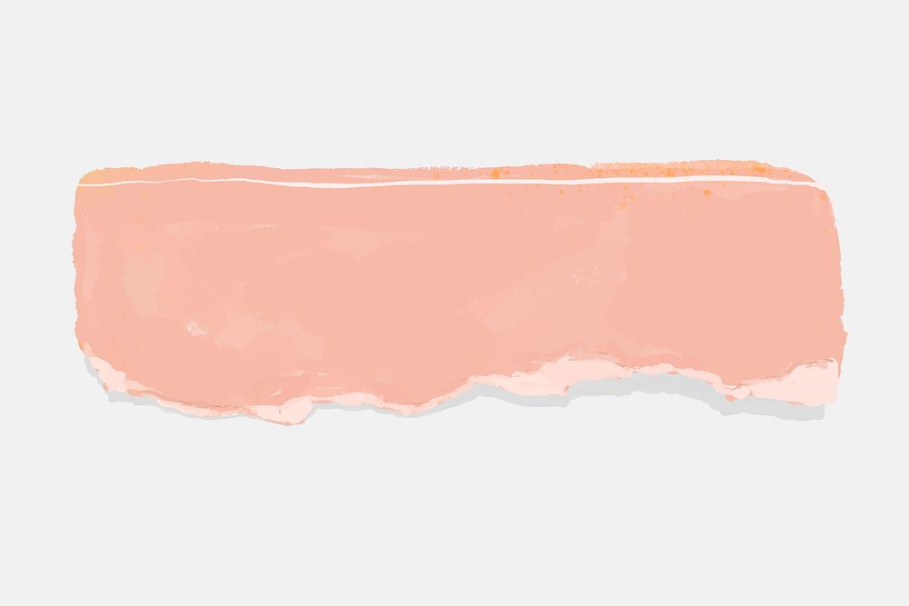 Pink ripped paper collage element | Premium Vector Illustration - rawpixel