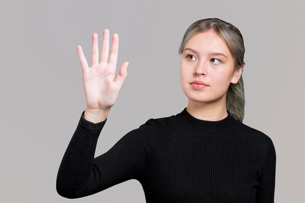 Palm scan gesture biometric security | Free Photo - rawpixel