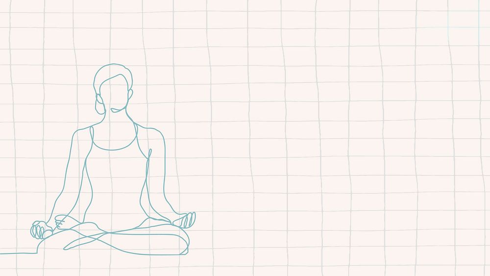 Yoga pose desktop wallpaper, pink | Premium Vector - rawpixel