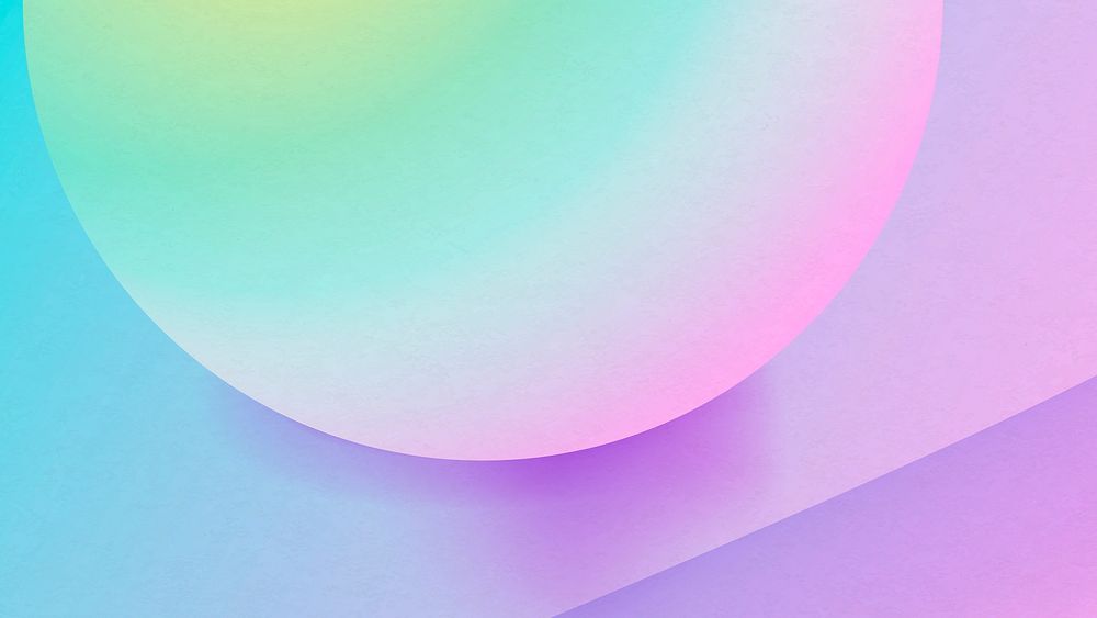 3D holographic pastel HD wallpaper, | Premium Vector - rawpixel