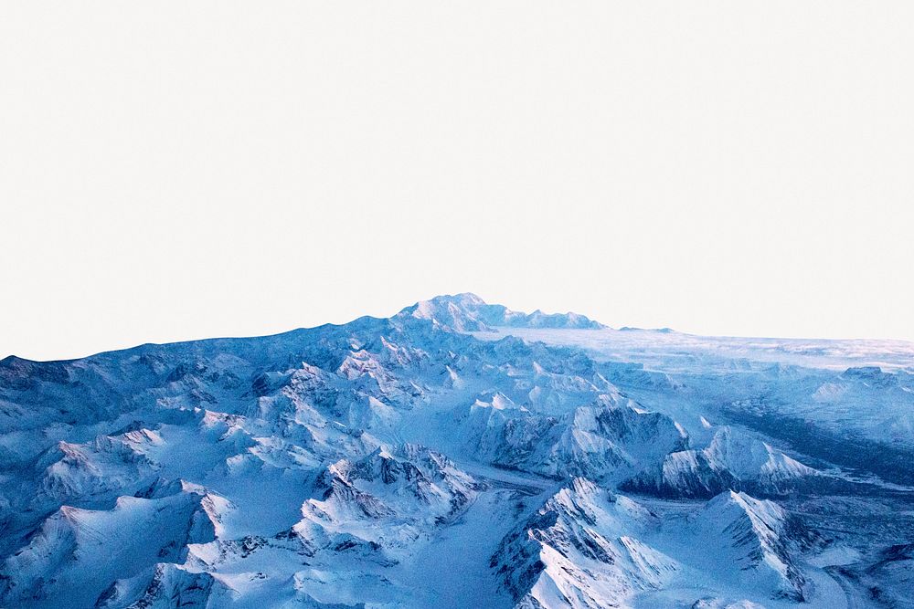 Snow mountain border background, winter | Premium PSD - rawpixel