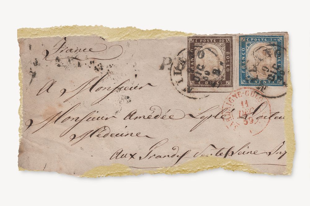 Vintage letter ripped paper, stationery | Free Photo - rawpixel