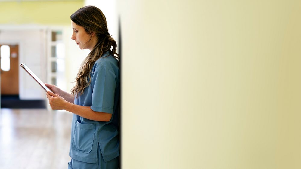 Nurse hospital computer wallpaper, medical | Premium Photo - rawpixel