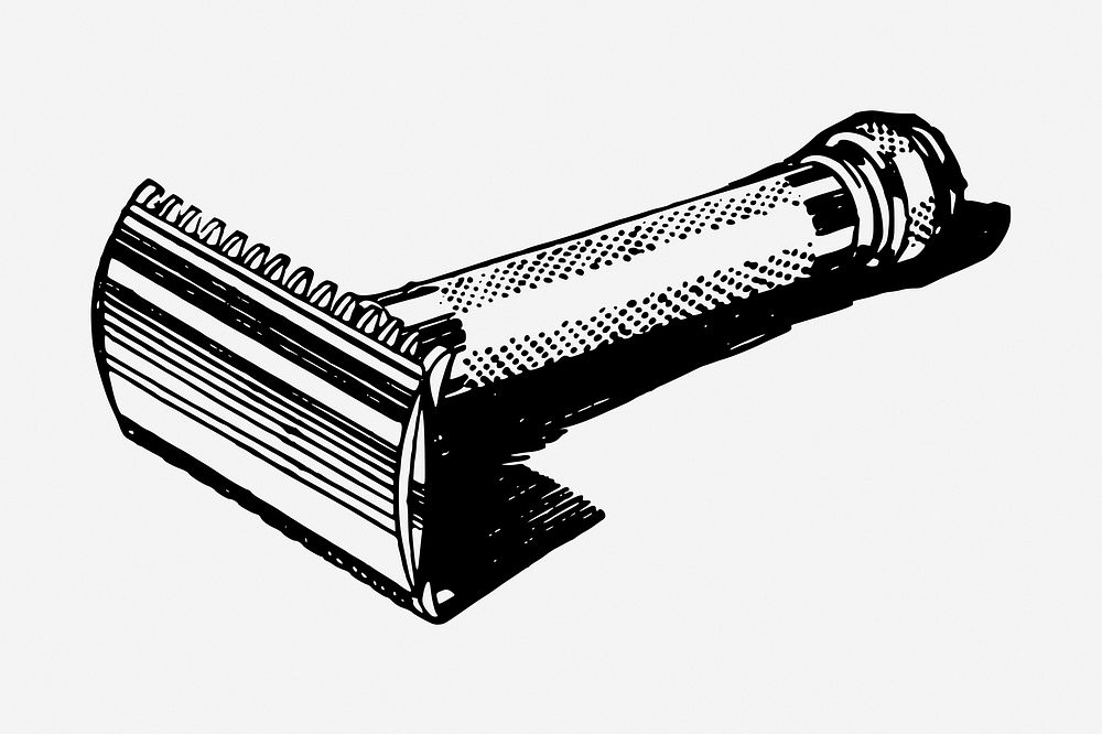 Old razor vintage illustration. Free | Free Photo - rawpixel