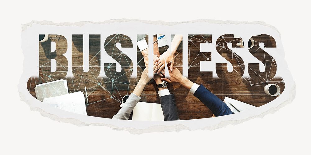 Business word, torn paper, teamwork | Free Photo - rawpixel