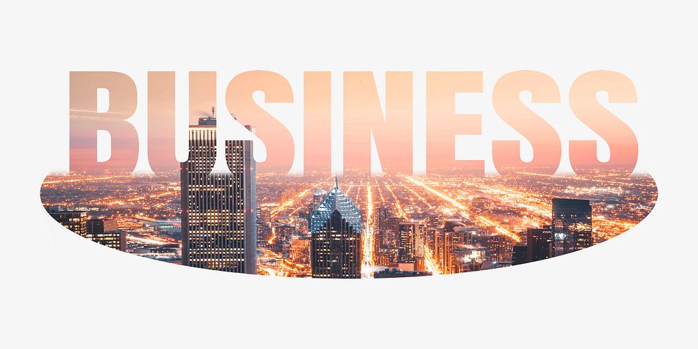 Business word, city design typography | Free Photo - rawpixel