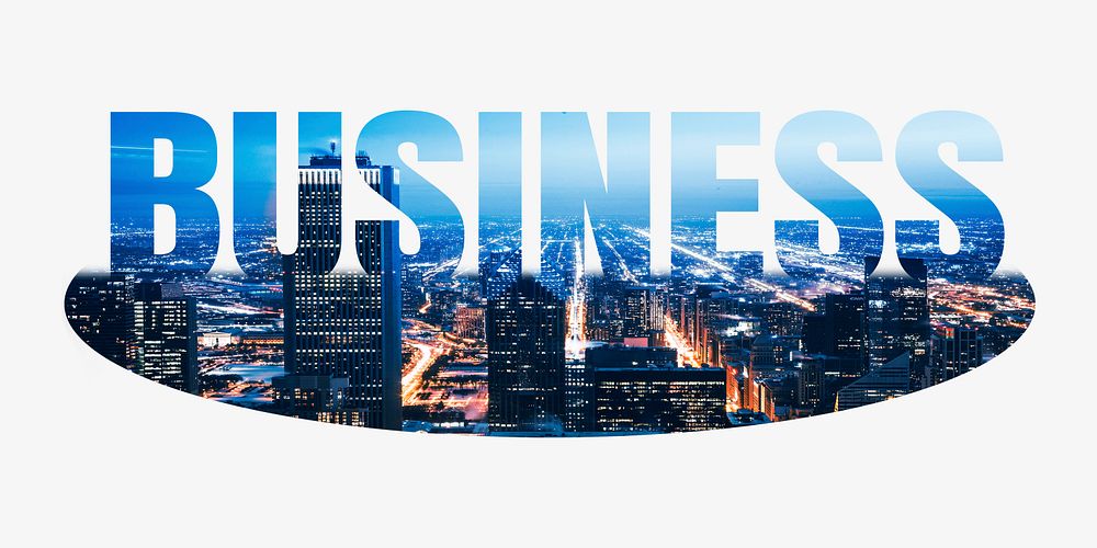 Business word, urban design typography | Free Photo - rawpixel