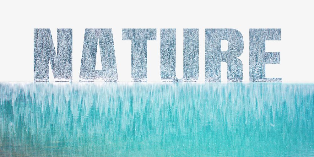 Nature word border, winter design | Free Photo - rawpixel