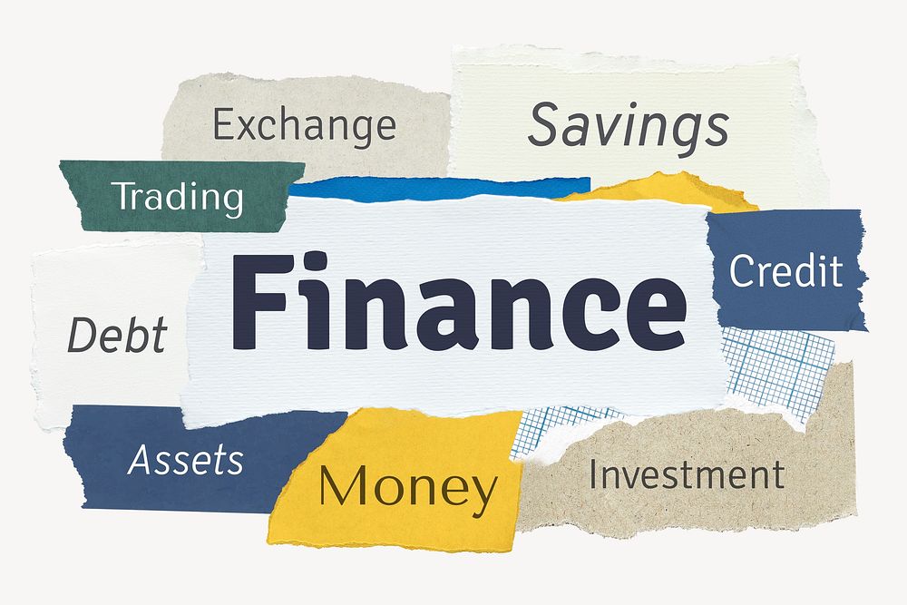Finance word, ripped paper, typography | Free Photo - rawpixel