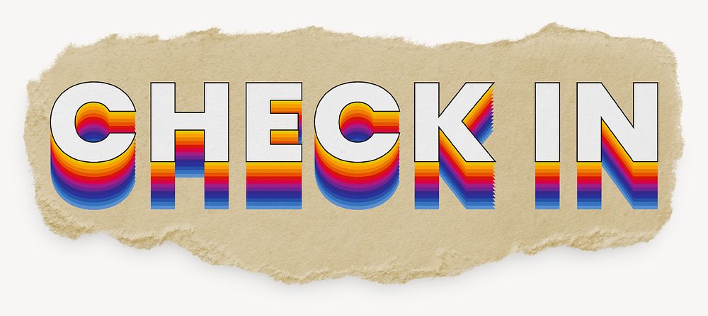 Check word, ripped paper typography | Free Photo - rawpixel