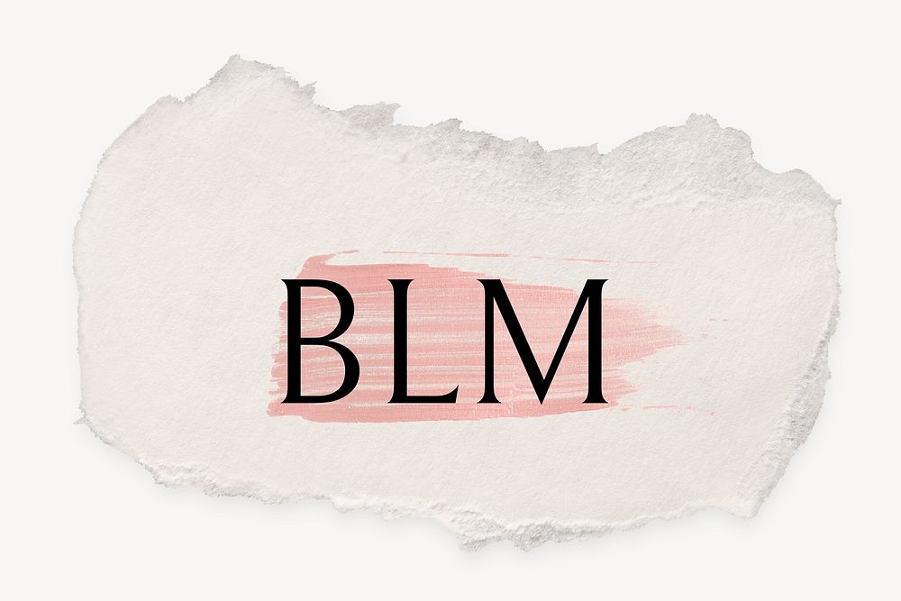 BLM word, ripped paper, pink | Free Photo - rawpixel