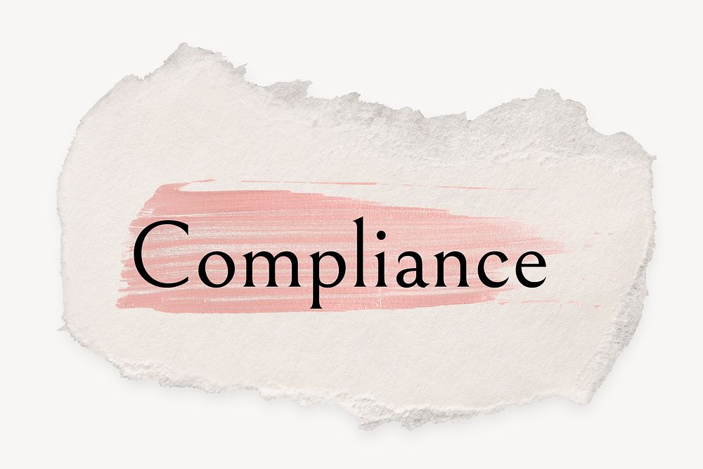 Compliance word, ripped paper, pink | Free Photo - rawpixel