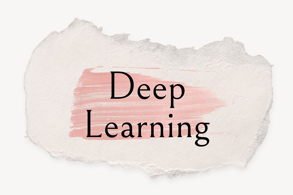 Deep learning word, ripped paper, | Free Photo - rawpixel