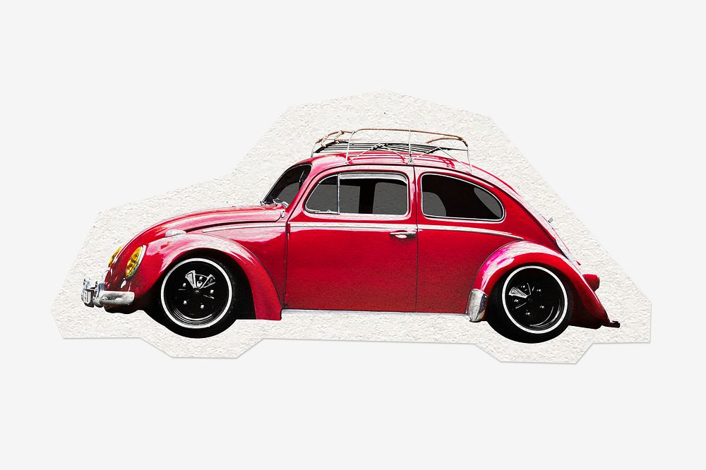 Red car, cut paper design, | Premium Photo - rawpixel